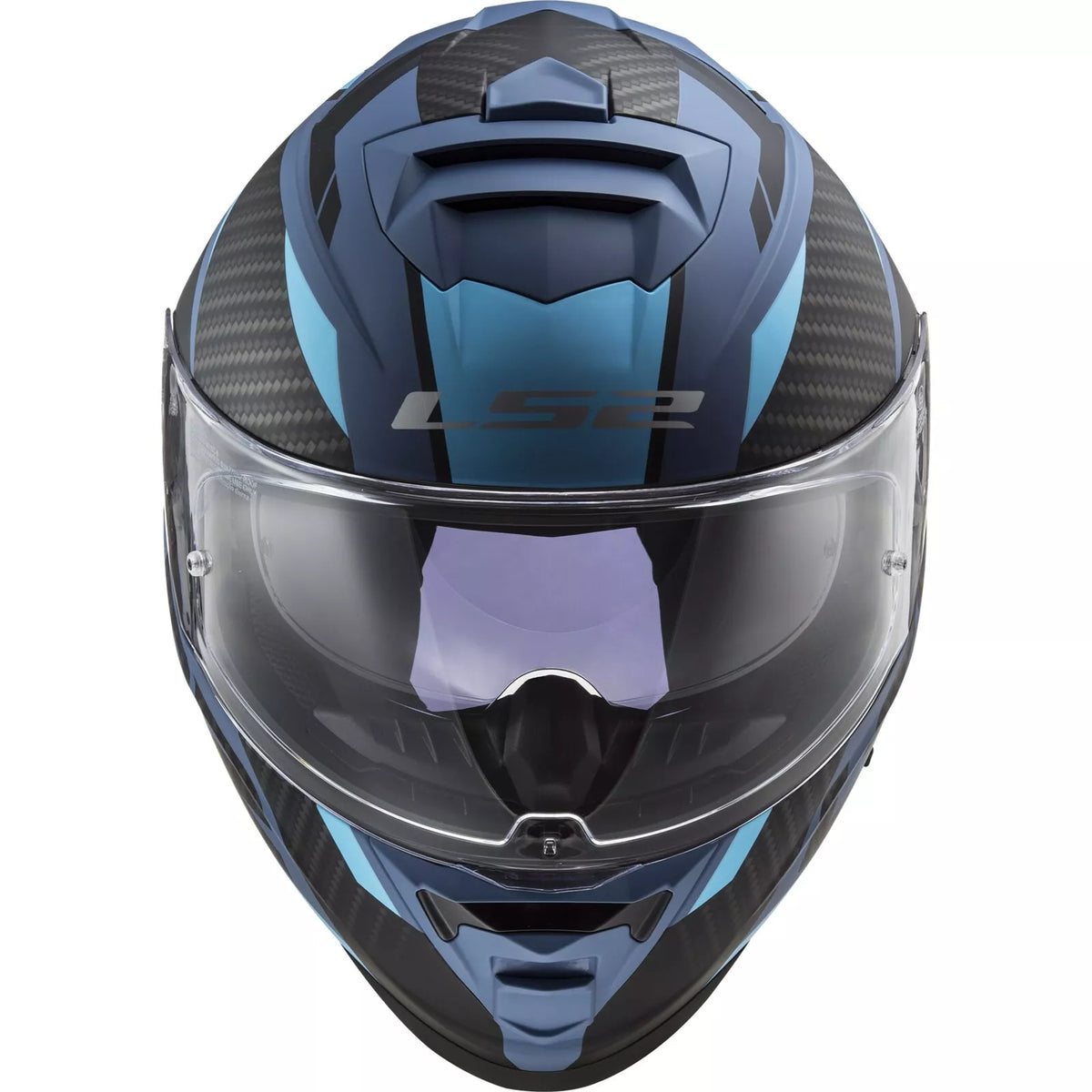 LS2 FF800 STORM II 2 RACER MATTE BLUE – Spoiler Center