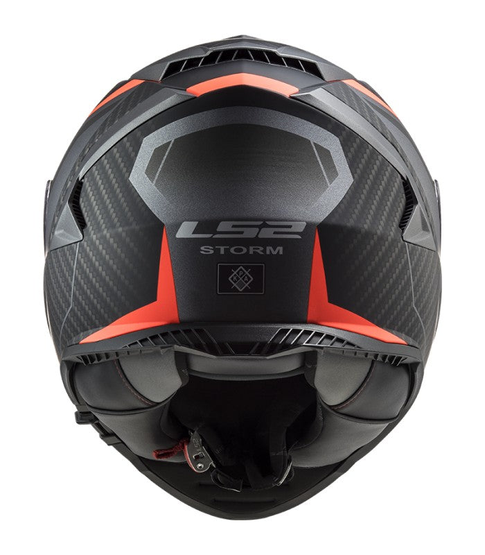 LS2 FF800 STORM II 2 RACER MATT TITANIUM ORANGE – Spoiler Center