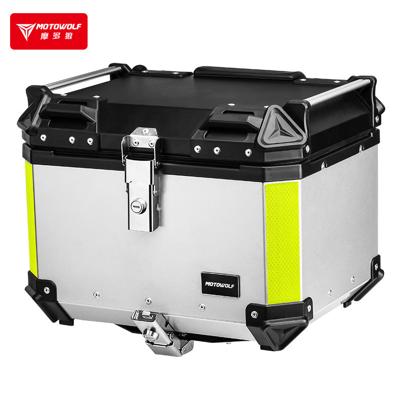 SILVER ALUMINUM TOPCASE 45L – Spoiler Center